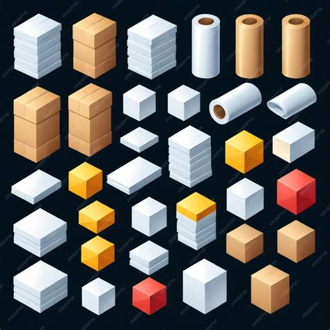 Premium Vector A Collection Of Boxes With One That Has The Word Boxes