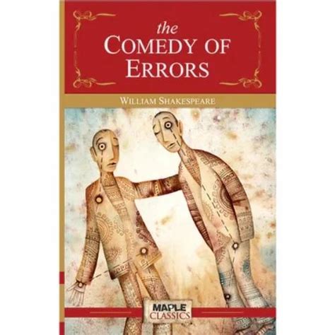 English The Comedy Of Errors By William Shakespeare Maple Press Mrp 95 At Rs 57 Piece In