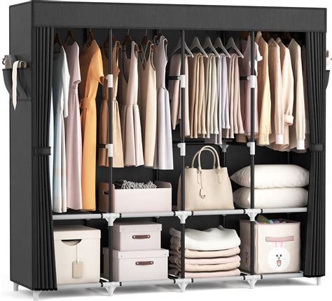 Mogelafoo Portable Closet Wardrobe 67 Inch Clothes