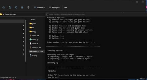 Ren Py Tutorial für eine schnell Übersetzung von RenPy Games mit Sprache Auswahl