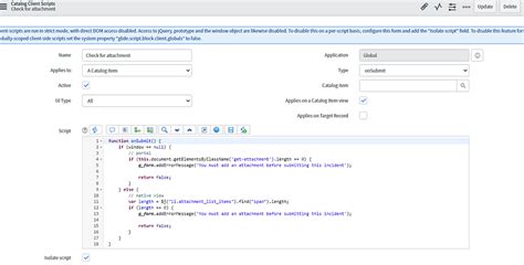 How To Validate File Attachments In ServiceNow Service Portal