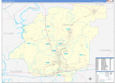 Calhoun County Zip Code Map At Gary Matthews Blog