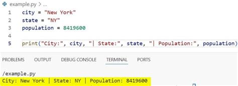 How To Print In Same Line In Python