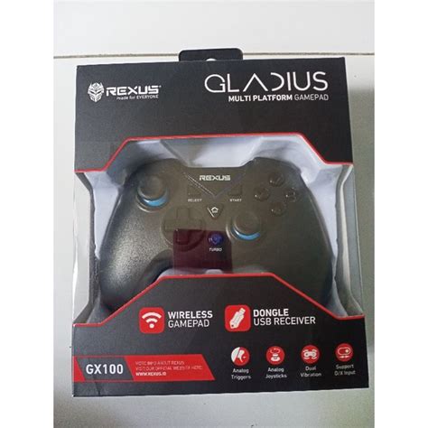 Jual Rexus Gx100 Wireless Gaming Gamepad Controller Shopee Indonesia