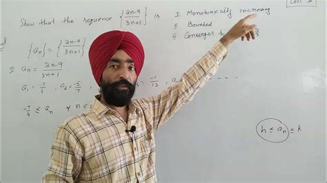 Sequence Bsc 2nd Year Analysis Lecture 2 Youtube