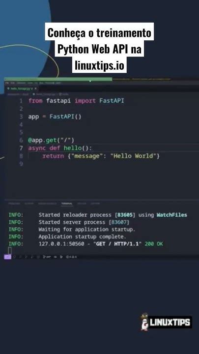 Conheça O Treinamento Python Web Api Na Aprenda Os