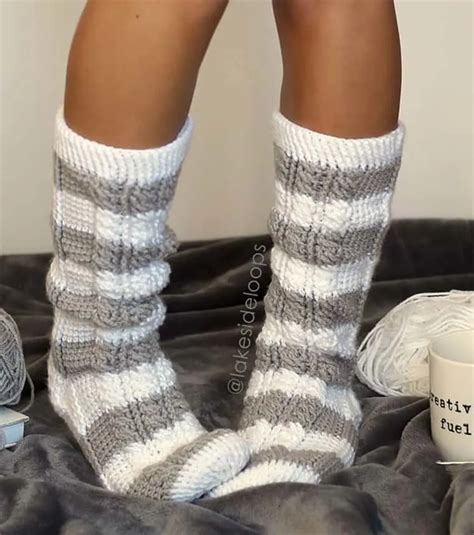 35 Popular Crochet Sock Patterns To Make Learn How A More Crafty Life