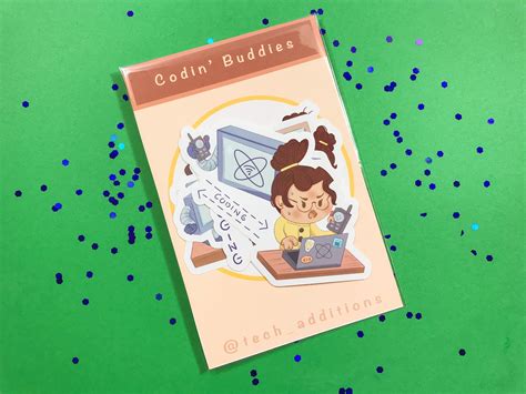 Coding Buddies Computer Science Sticker Pack Programming Etsy