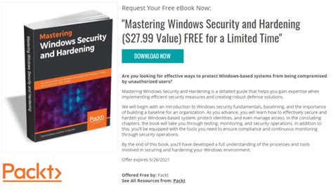 Descargar Mastering Windows Security And Hardening Pdf