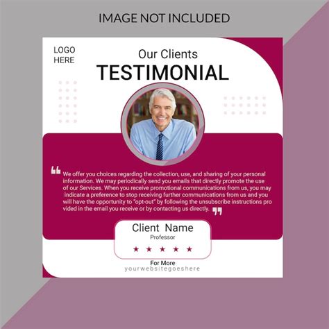 Premium Vector Client Testimonial
