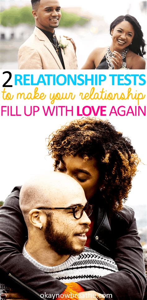 Two Relationship Tests To Make Your Relationship Healthy Again