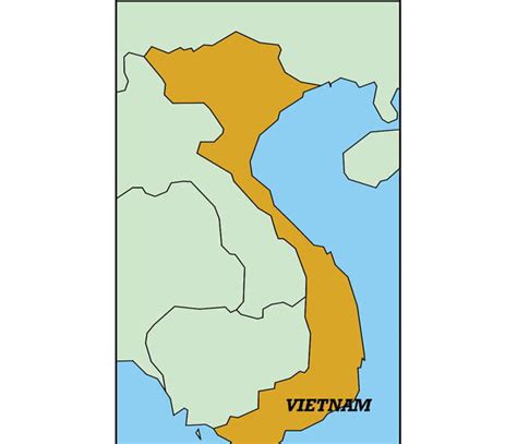 베트남 벡터지도 Eps Uidownload