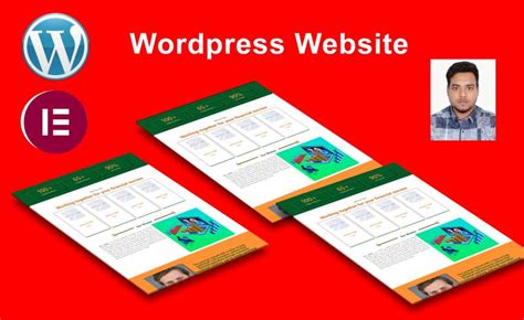 Raju Ahammod On Linkedin Elementor Responsive Wordpress Website With