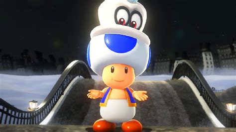 Playable Toad In Super Mario Odyssey Youtube