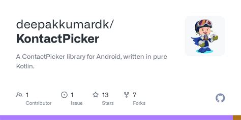 Github Deepakkumardkkontactpicker A Contactpicker Library For
