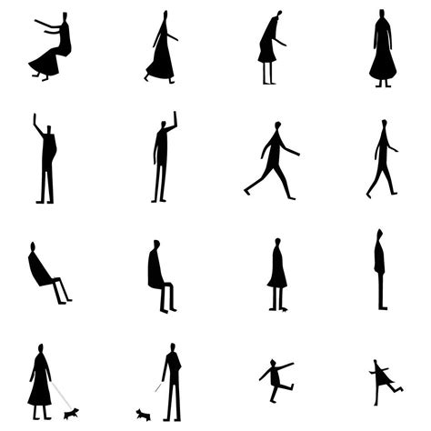 16 Human Silhouette Cutouts Learn Architecture Online