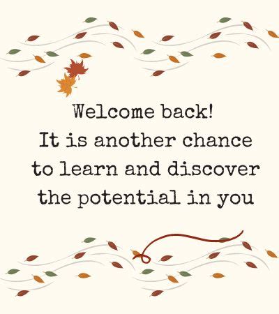 College Welcome Quotes Start The School Year Strong With Back To