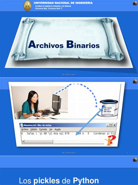 Arch Binario Python Pdf Archivo De Computadora Python Lenguaje