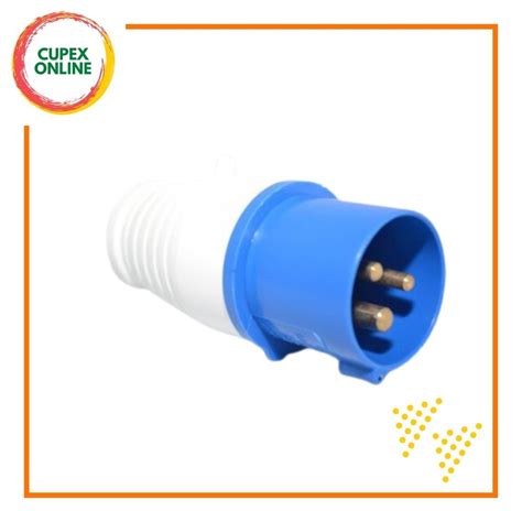 Cee 240v Industrial Plug 3pin 16a 163sv Cupex Shopee Malaysia