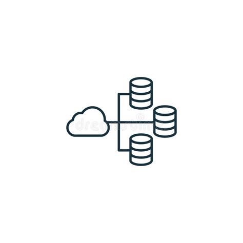 Cloud Computing Icon Monochrome Simple Remote Work Icon For Templates Web Design And