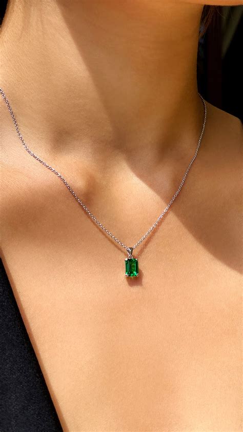 Emerald Stone Necklace