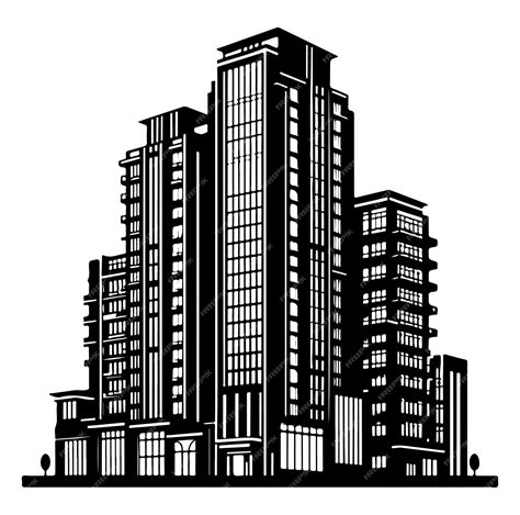 Premium Vector Building Vector Illustration