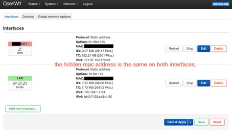 Setting Up Openwrt As Gateway With Static Ipv4 Address Provided By The