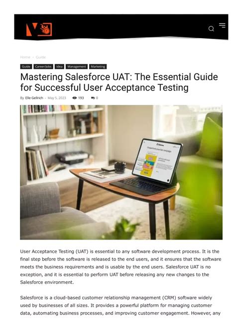 Ppt Mastering Salesforce Uat The Essential Guide For Successful User Acceptance Testing