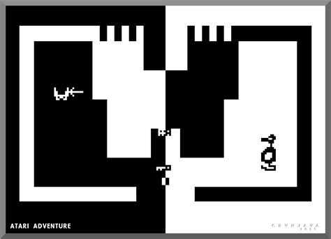 Atari Adventure Black And White Album On Imgur