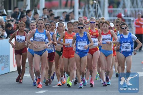 Chinese Race Walker Liu Hong 3 Time World Medalist Breaks World Record By 24s In La Coruna