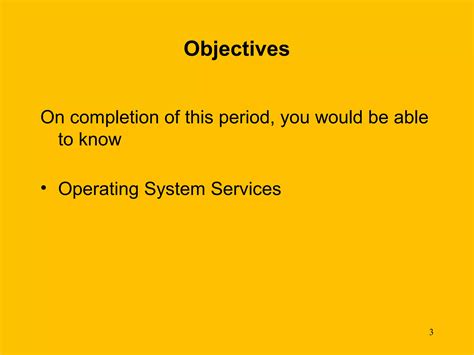 operating system services 9 ppt operating systems computer