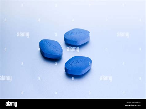 Close Up Detail Of 100mg Sildenafil Citrate Pfizer Viagra Pills Which