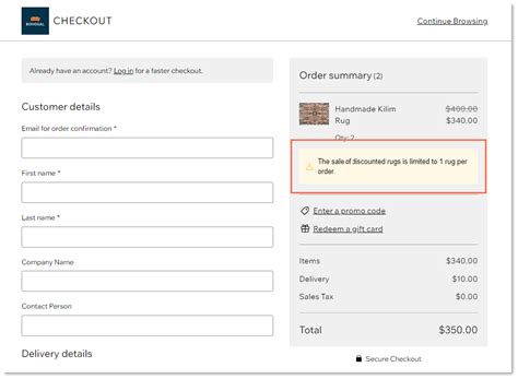 Wix Stores Adding And Setting Up The Wix Checkout Requirements App Help Center Wix