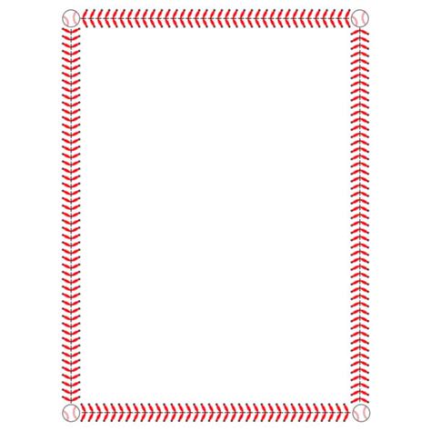 Download Baseball Themed Decorative Border Frames Online Creative Fabrica