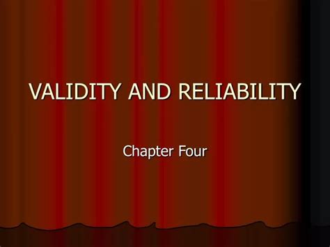 PPT VALIDITY AND RELIABILITY PowerPoint Presentation Free Download ID 783108