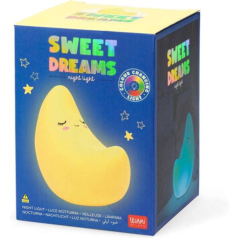 Legami Sweet Dreams Night Light Moon 4 Χρώματα Συμπεριλαμβανόμενες