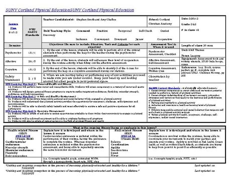 Leaping Lesson Plan 2 By The Healthy Hallway Tpt
