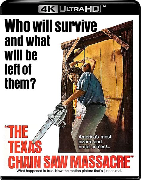 The Texas Chain Saw Massacre Uhd4k Blu Ray Fílmico