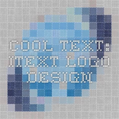 Cool Text Itext Logo Design