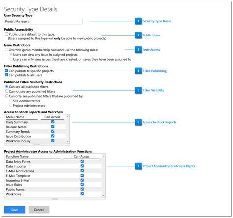 Security Type Details