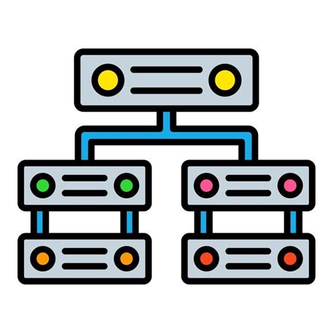 Premium Vector Servers Icon