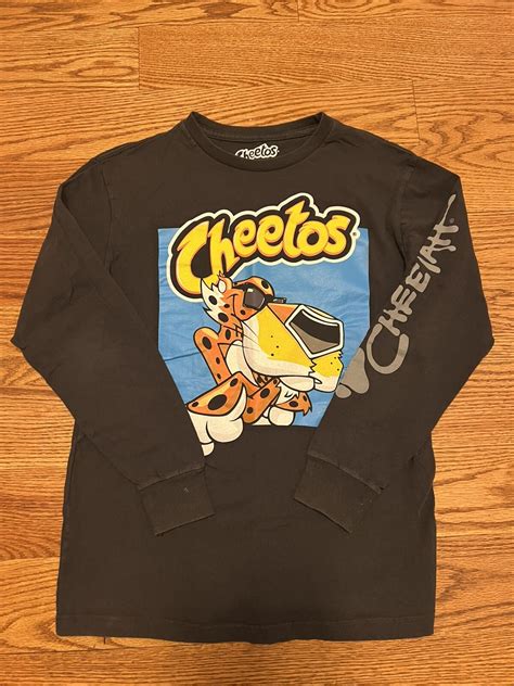 Cheetos Long Sleeve T Shirt Adult Small Chester Cheetah Cheetos Brand