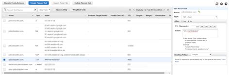 Dns How To Add A Txt Record Value To Aws Amazon Route 53 So That My