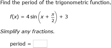 IXL Find Properties Of Sine Functions Precalculus Practice