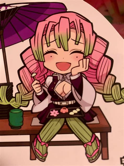 Mitsuri Kanroji Chibi Slayer Anime Character Art