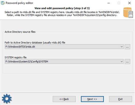 Local And Domain Password Policy Editor