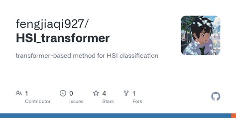 Github Fengjiaqi927 Hsi Transformer Transformer Based Method For Hsi
