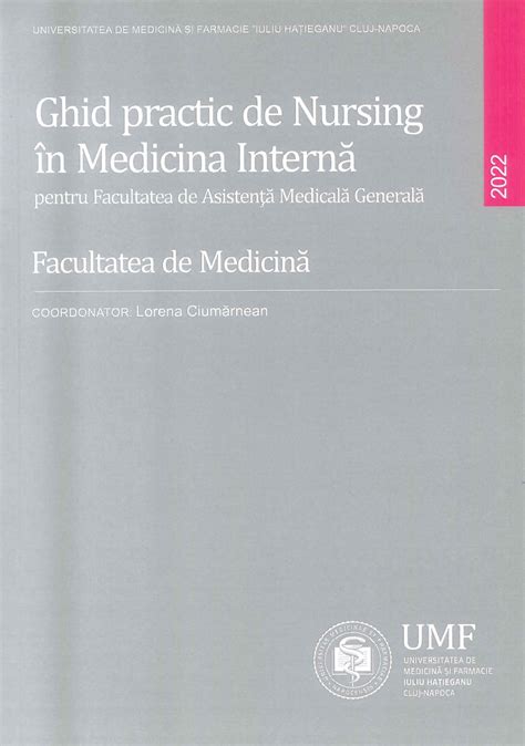 Ghid Practic De Nursing în Medicina Internă Librăria Victor Papilian