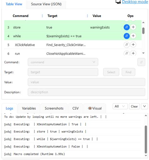While Loop Fails To Execute General Discussion Ui Vision AI OCR Community Forums