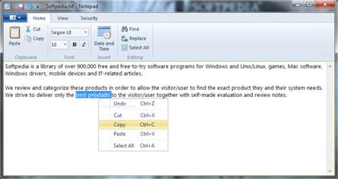 Notepad Download Softpedia